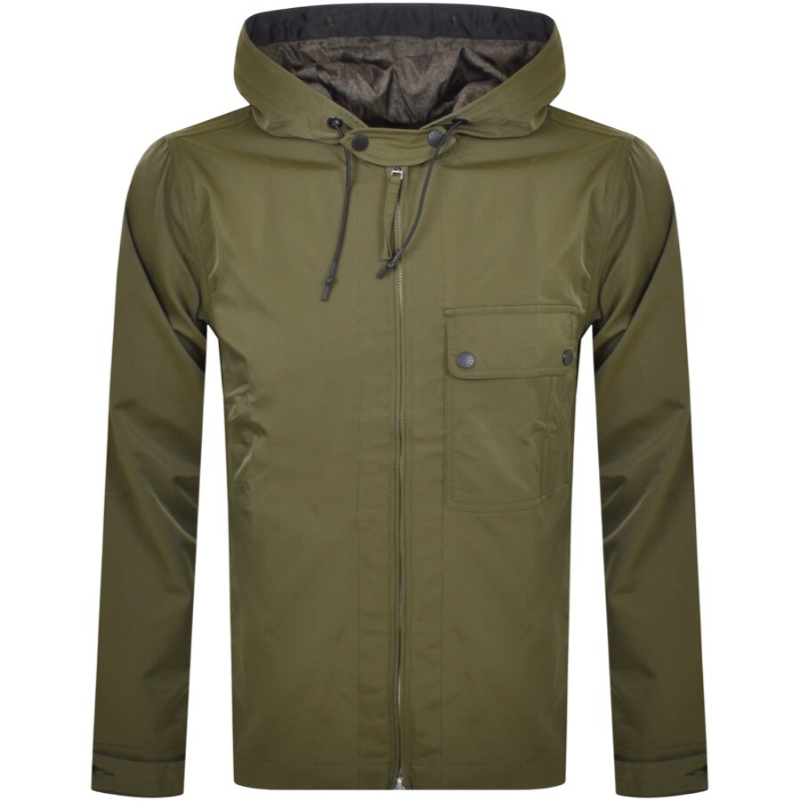 Pretty Green Seam Sealed Parka Jacket - Khaki | Pretty Green | UK
