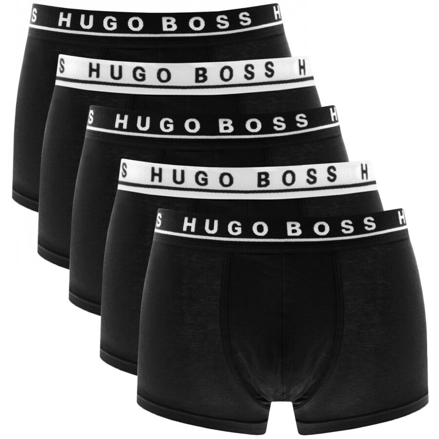 Hugo Boss Boss Underwear Five Pack Boxer Trunks Black | ModeSens