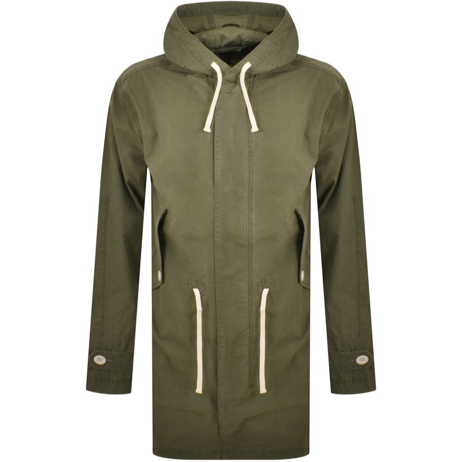 Pretty Green Seam Sealed Parka Jacket - Khaki | Pretty Green | UK