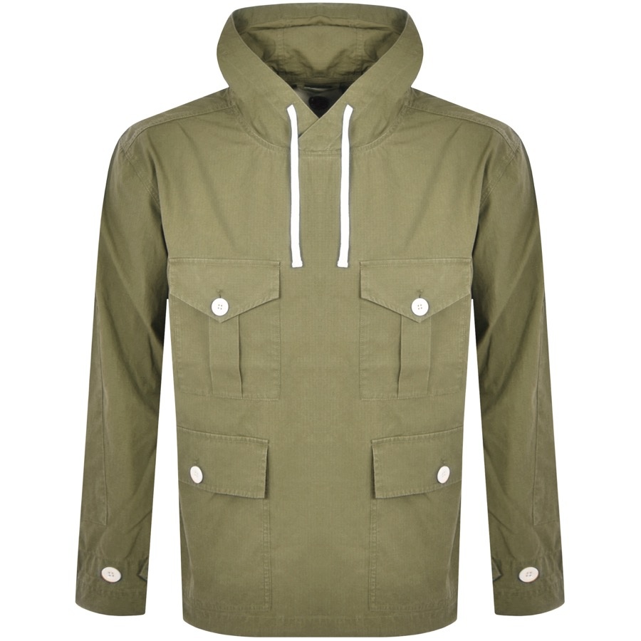 Pretty Green Seam Sealed Parka Jacket - Khaki | Pretty Green | UK