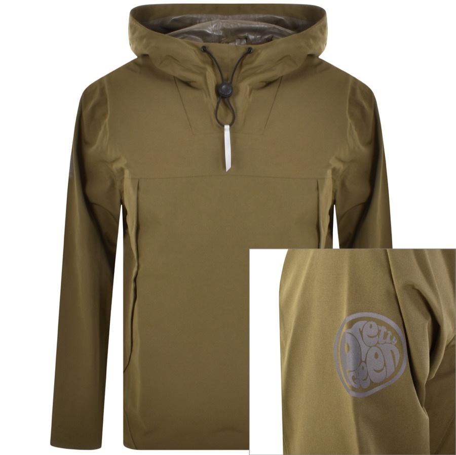 Pretty Green Seam Sealed Parka Jacket - Khaki | Pretty Green | UK