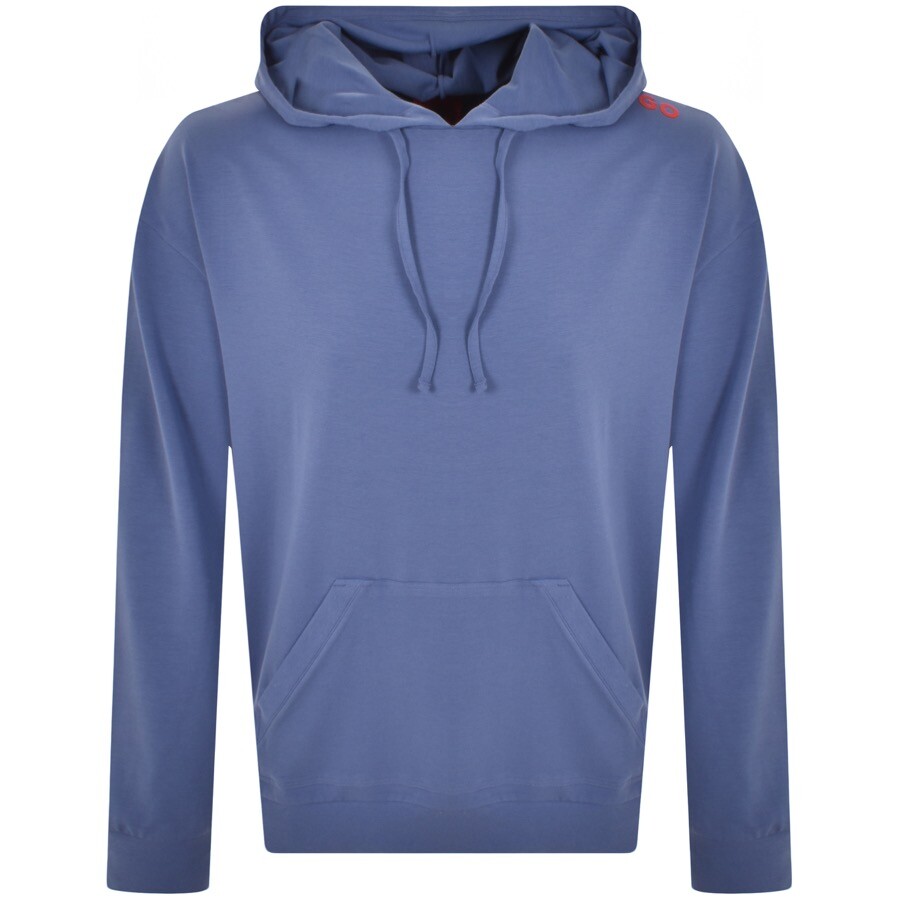 HUGO Labelled Hoodie Blue | The Hoxton Trend